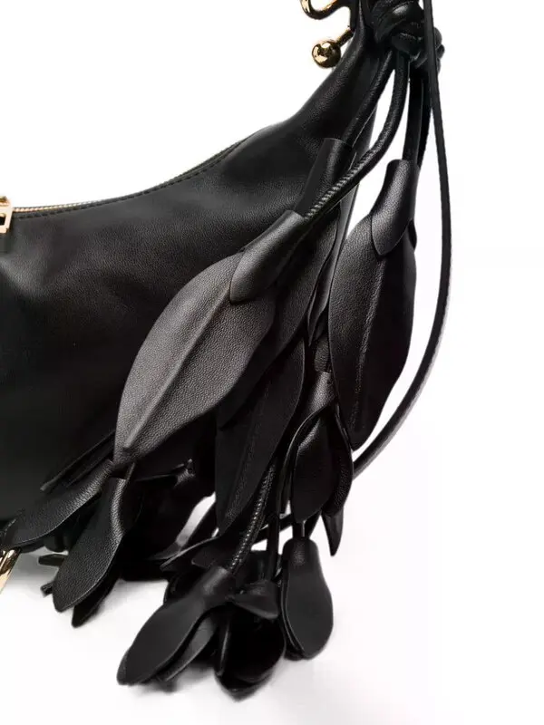 Sportmax Tassel-detail Leather Shoulder Bag