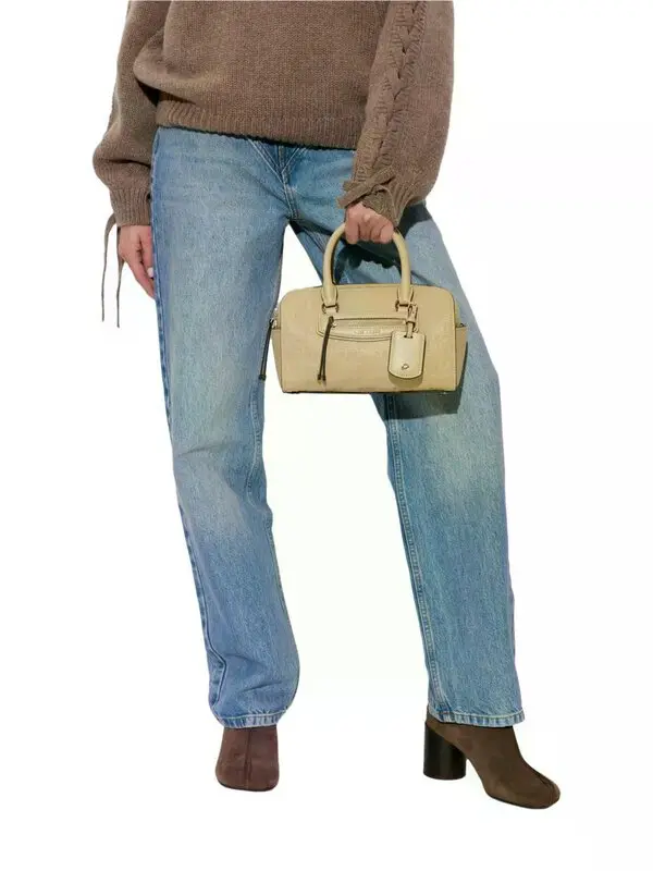 Michael Kors Jet Set Travel Logo-embossed Leather Tote Bag - Neutrals