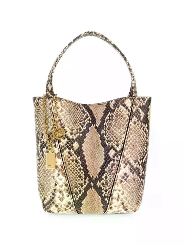 Chloé Small Spin Tote Bag - Neutrals