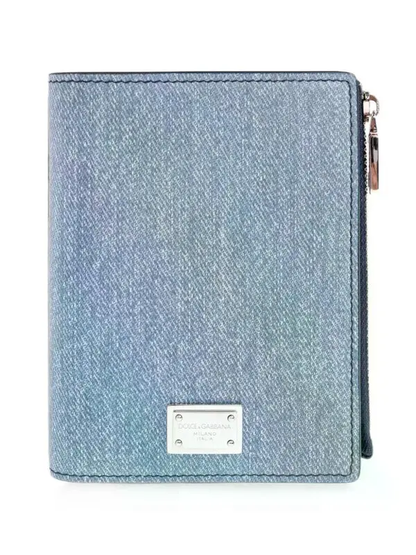 Dolce & Gabbana Logo-plaque Leather Wallet