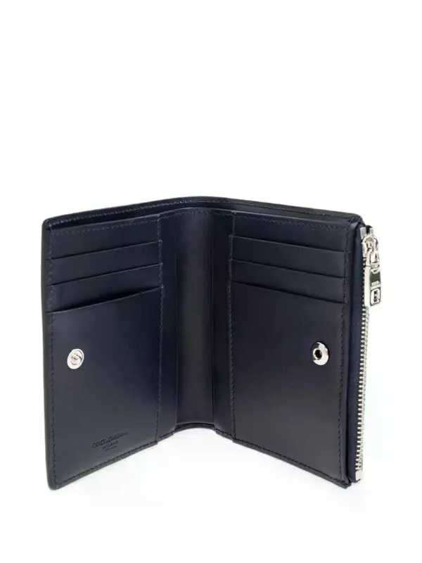 Dolce & Gabbana Logo-plaque Leather Wallet
