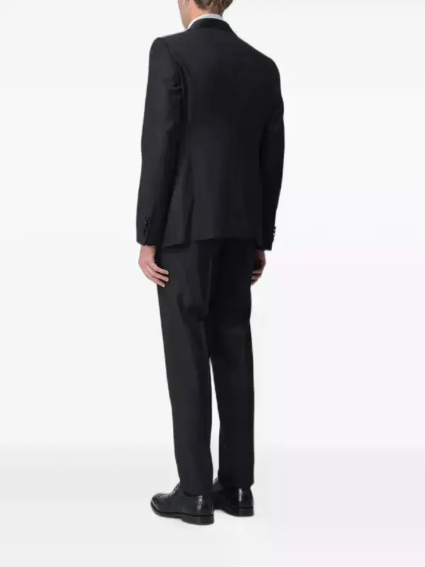 Emporio Armani Shawl-lapel Virgin-wool Suit