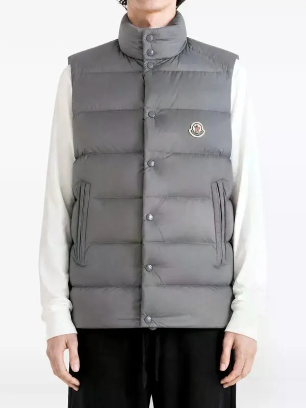 Moncler Tibb Quilted Logo-patch Gilet