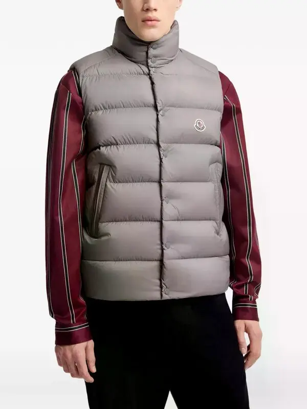 Moncler Tibb Quilted Gilet - Grey