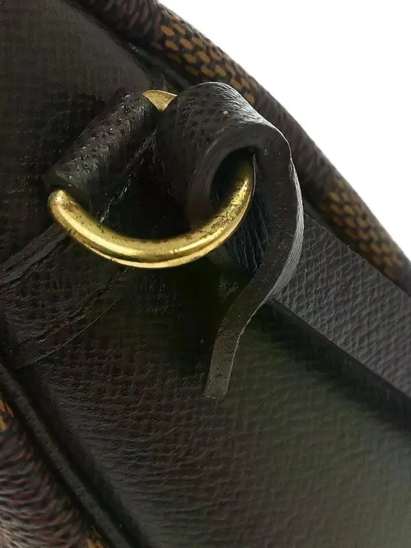 LOUIS VUITTON Damier Ebene Trousses Makeup Handbag