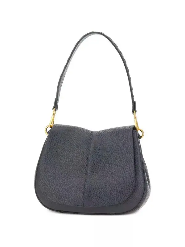 GIANNI CHIARINI Helena Round Leather Shoulder Bag