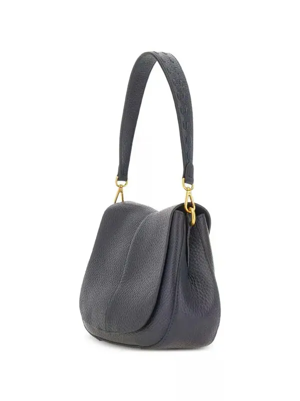 GIANNI CHIARINI Helena Round Leather Shoulder Bag
