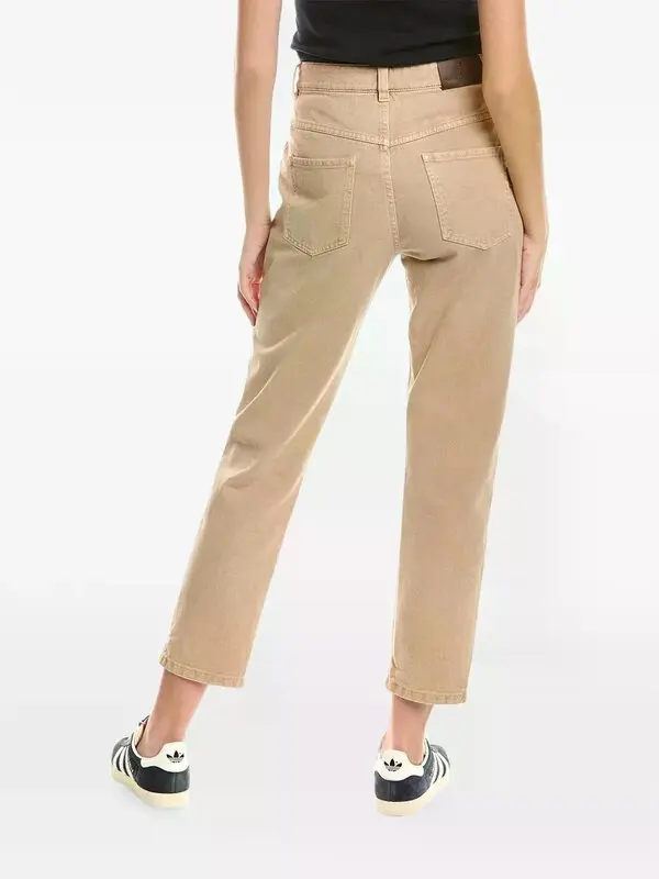 Brunello Cucinelli Button-fly Cropped Jeans