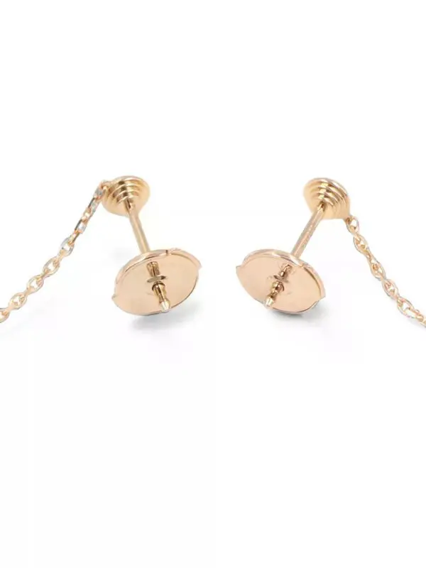 Cartier 2010s Amulet Diamond And Opal Earrings