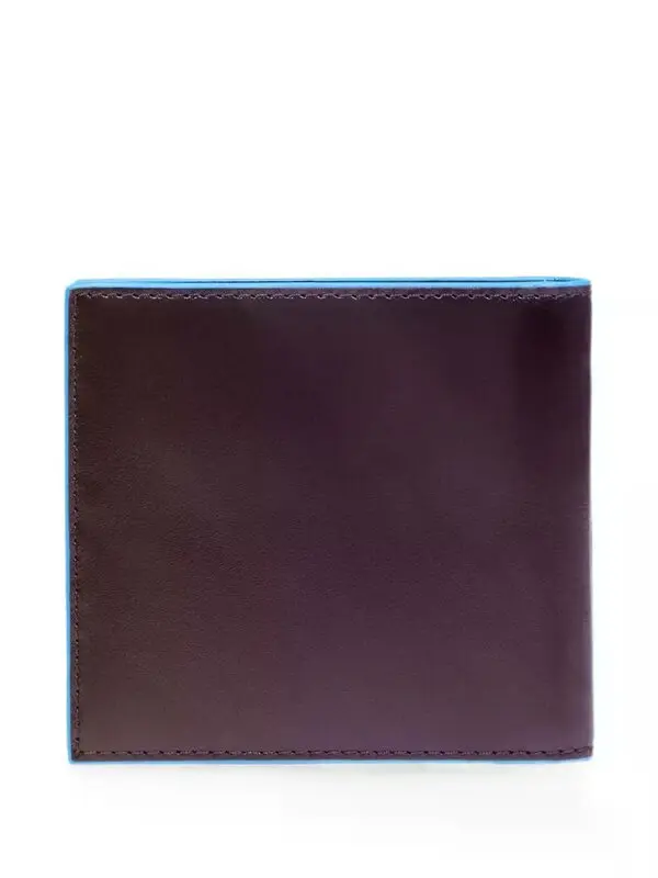 PIQUADRO Leather Money Clip Wallet