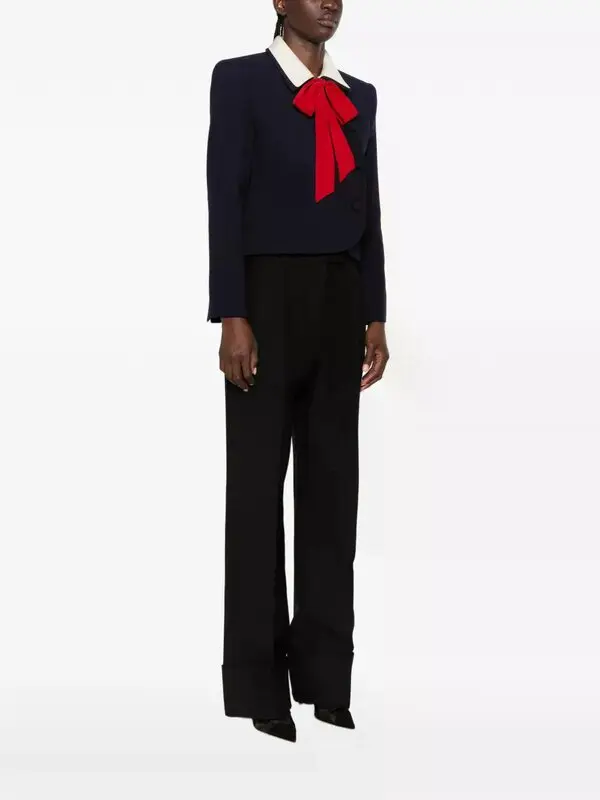 Valentino Garavani Bow-detail Cropped Jacket