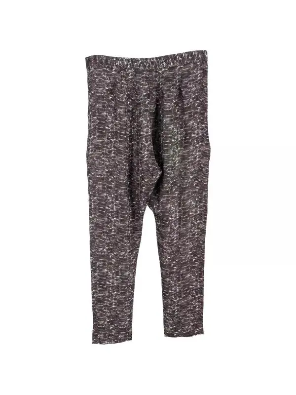 JOSEPH Reptile-print Trousers - Brown