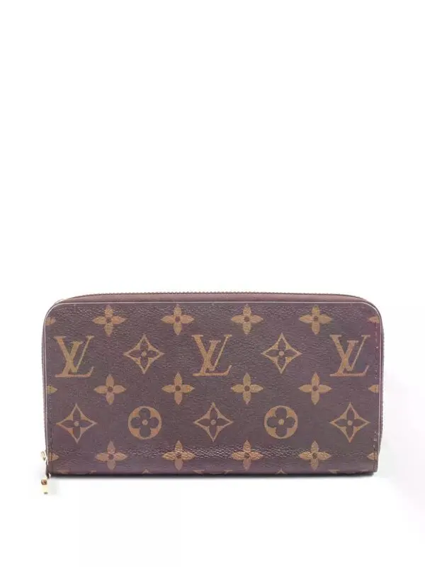 LOUIS VUITTON 2010s Zippy Monogram Wallet - Brown