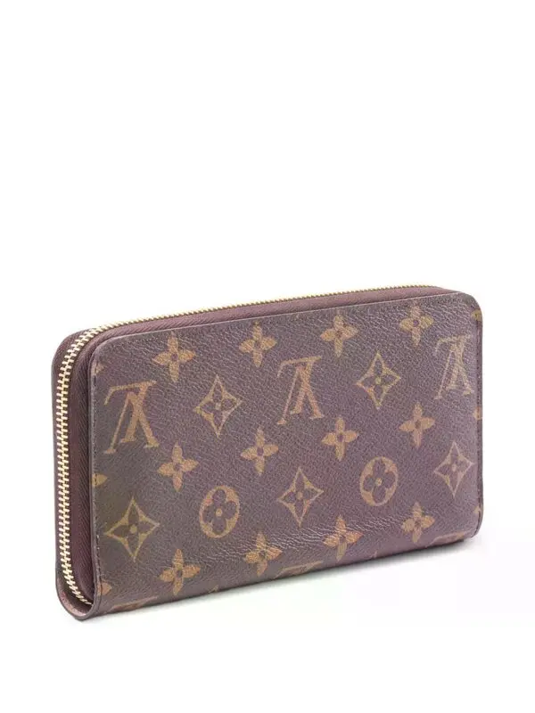LOUIS VUITTON 2010s Zippy Monogram Wallet - Brown