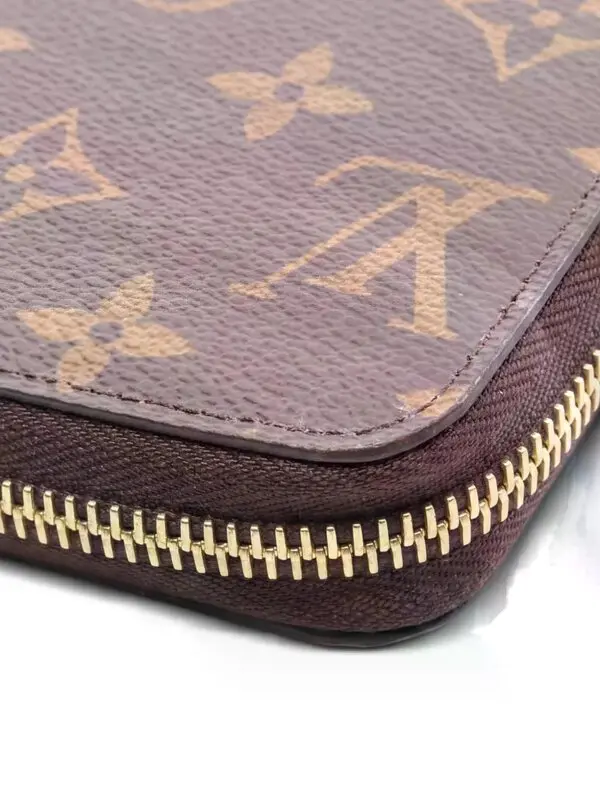 LOUIS VUITTON 2010s Zippy Monogram Wallet - Brown