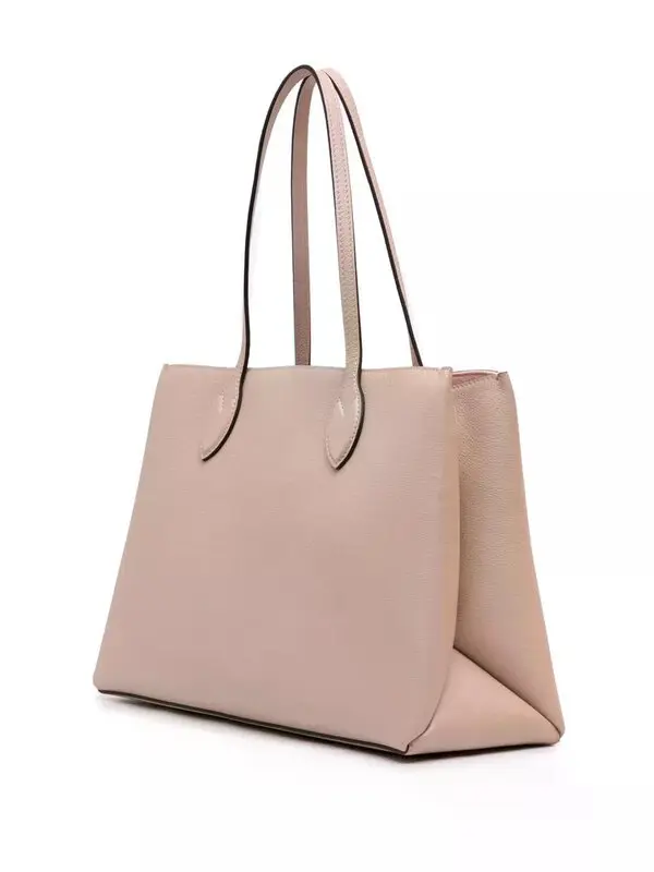 LOUIS VUITTON 2000-2026 Leather Lockme Shopper Tote Bag