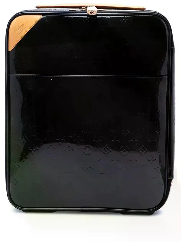 LOUIS VUITTON 2011 Monogram Vernis Pegase 45 Travel Bag - Black