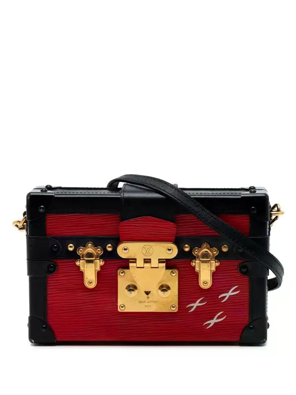 LOUIS VUITTON Epi Petit Malle Crossbody Bag - Red