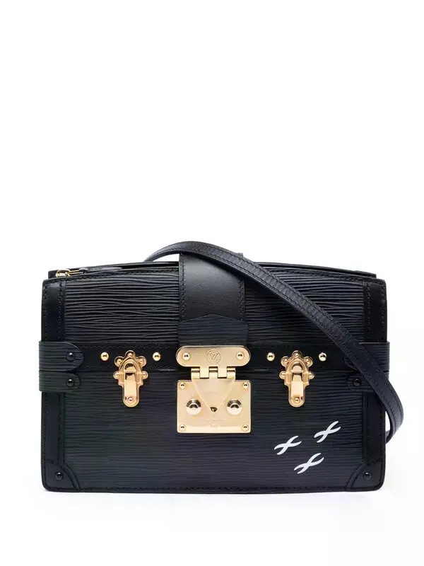 LOUIS VUITTON 2018 Epi Trunk Clutch Crossbody Bag