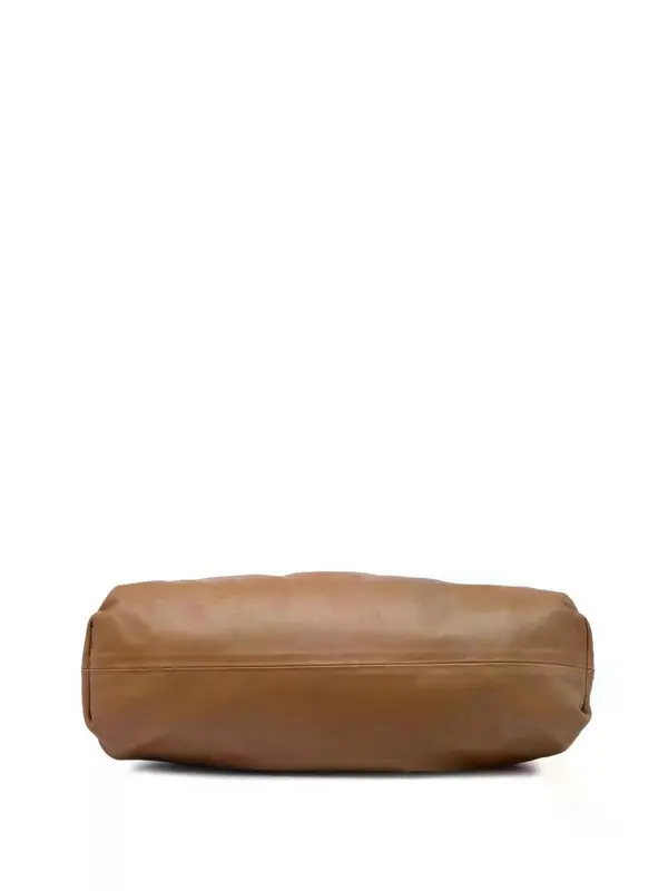 Bottega Veneta Lambskin The Pouch Clutch Bag - Brown