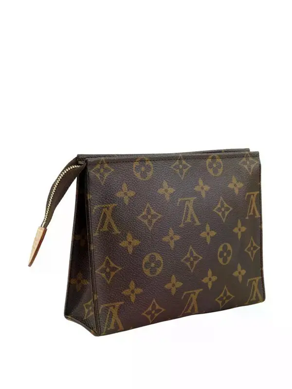 LOUIS VUITTON 2003 Monogram Toiletry Pouch 19 Clutch Bag