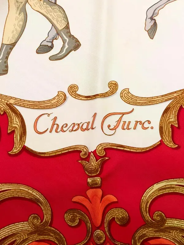 Hermès 2000-2026 Cheval Turc Silk Scarf 90 Scarves