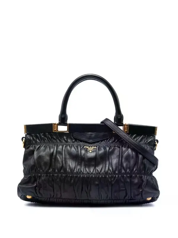 Prada 2000-2013 Nappa Gaufre Satchel