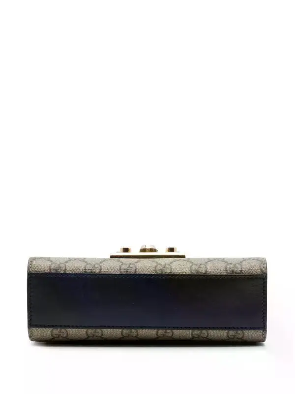 Gucci Gg Supreme Padlock Crossbody Bag