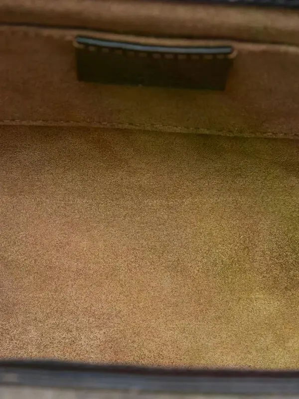 Gucci Gg Supreme Padlock Crossbody Bag