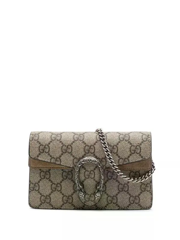 Gucci 2016-2026 Mini Gg Supreme Dionysus Crossbody Bag - Neutrals