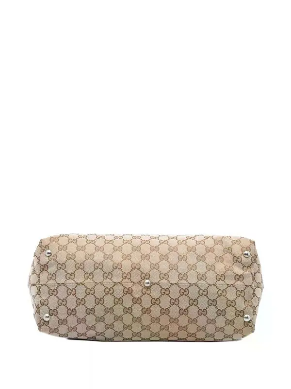 Gucci 2016-2026 Gg Canvas Icon Bit Tote Bag