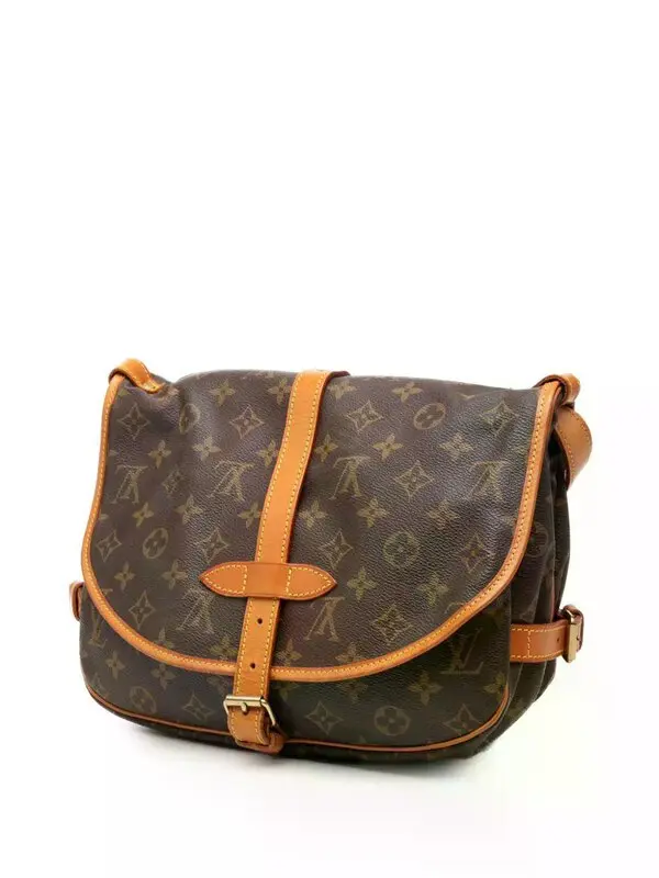 LOUIS VUITTON 1996 Monogram Saumur 30 Crossbody Bag