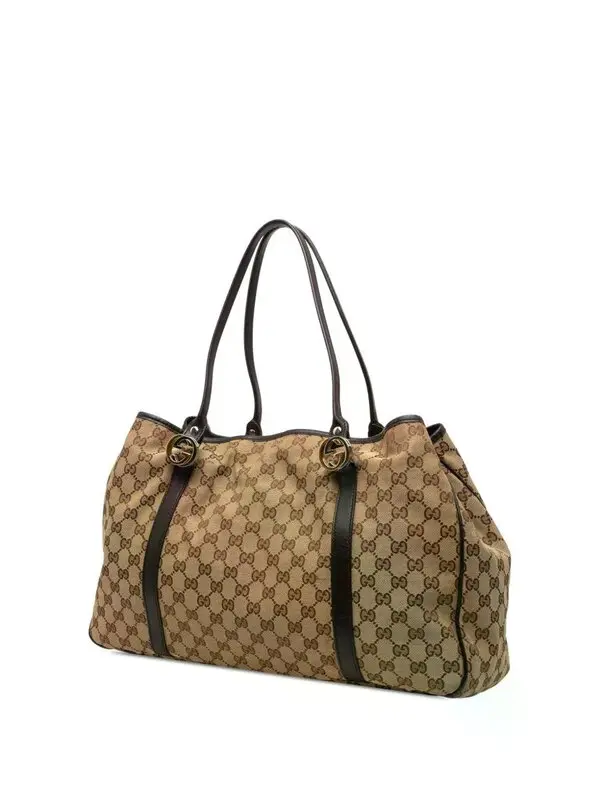 Gucci 2000-2015 Large Gg Canvas Twins Tote Bag