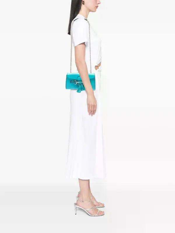 Gucci Emily Mini Calfskin Crossbody Bag - Blue