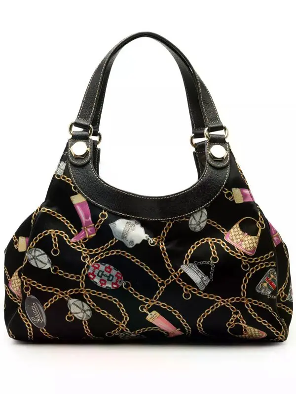 Gucci 2000-2015 Medium Satin Charmy Shoulder Bag