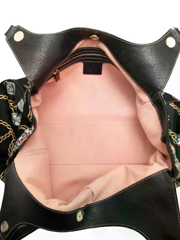 Gucci 2000-2015 Medium Satin Charmy Shoulder Bag
