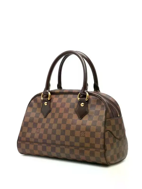 LOUIS VUITTON 2010 Damier Ebene Duomo Handbag