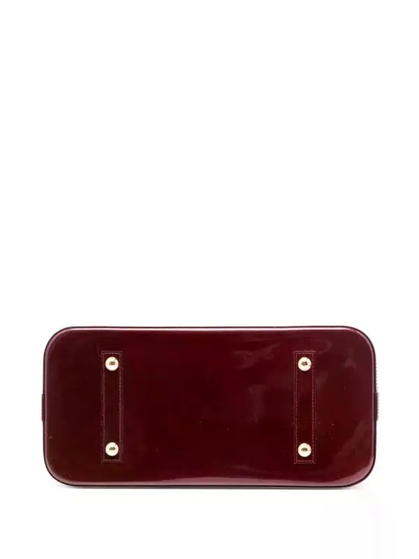 LOUIS VUITTON 2010 Monogram Vernis Alma Gm Handbag
