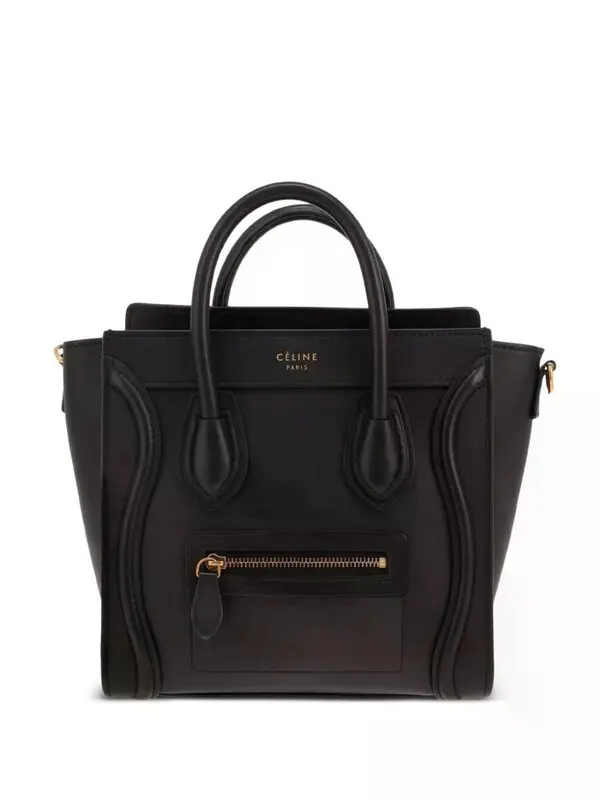 Celine Luggage Two-way Handbag - Black