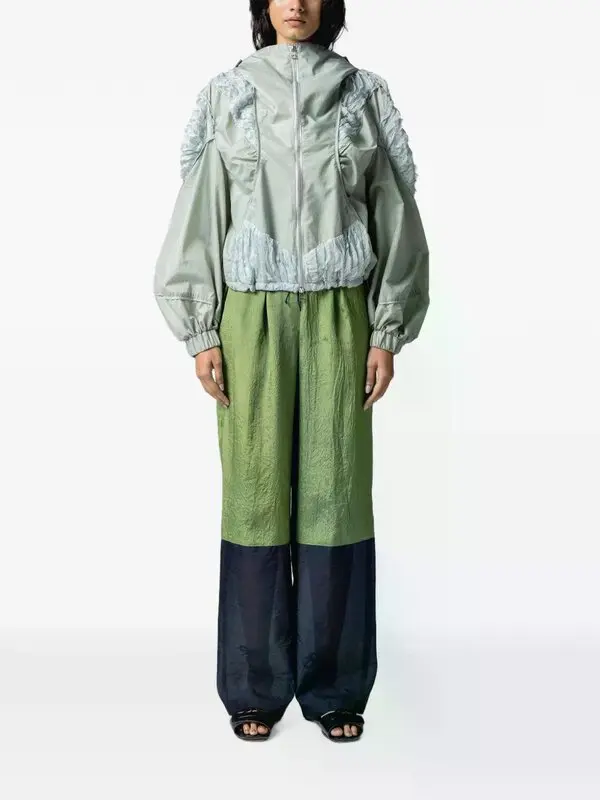 MULLER OF YOSHIOKUBO Two-tone Drawstring Trousers