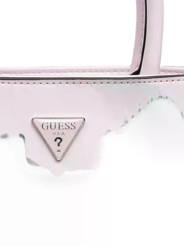 Guess Logo-plaque Tote Bag
