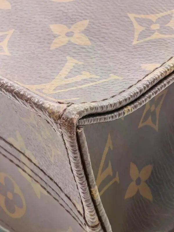 LOUIS VUITTON Monogram Sac Plat Tote Bag - Brown