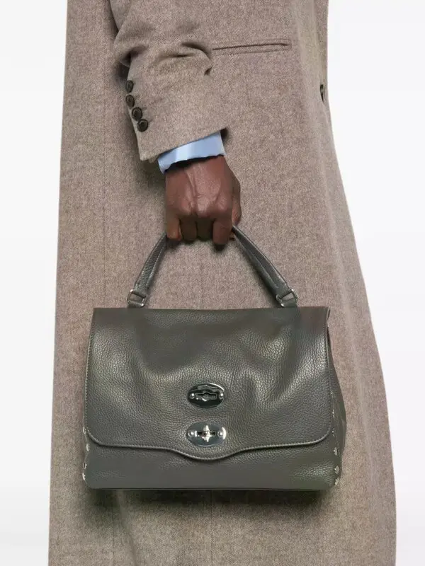 ZANELLATO Small Postina Daily Shoulder Bag - Grey