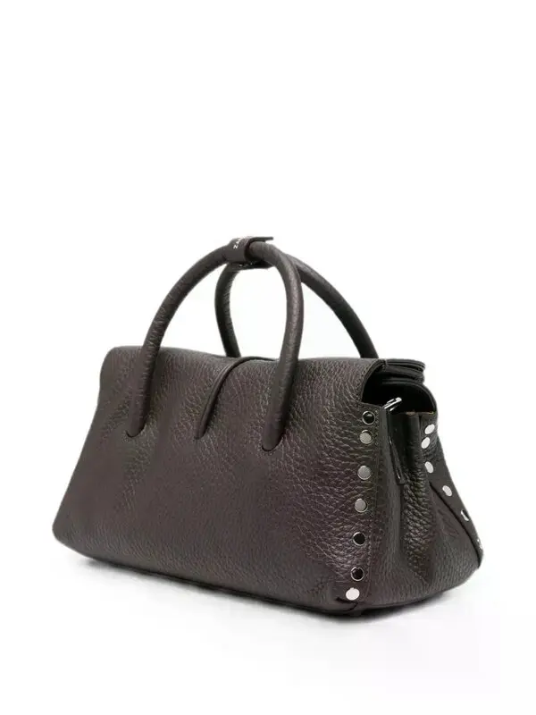 ZANELLATO Small Dotta Centauro Pebble-grain Tote Bag