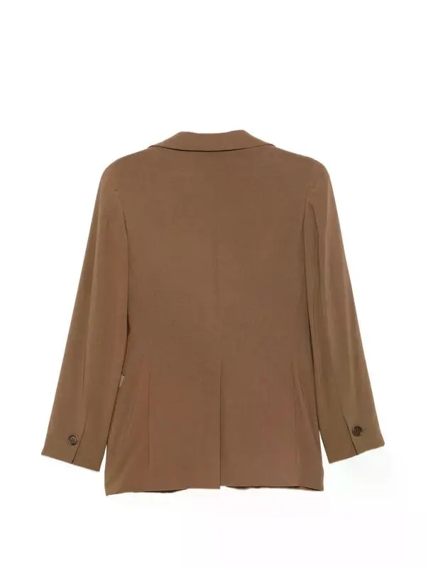 ROMEO GIGLI 1990s Grosgrain-trim Single-breasted Jacket