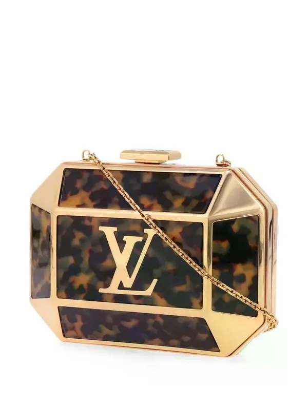 LOUIS VUITTON 2020s Tortoiseshell-effect Clutch Bag