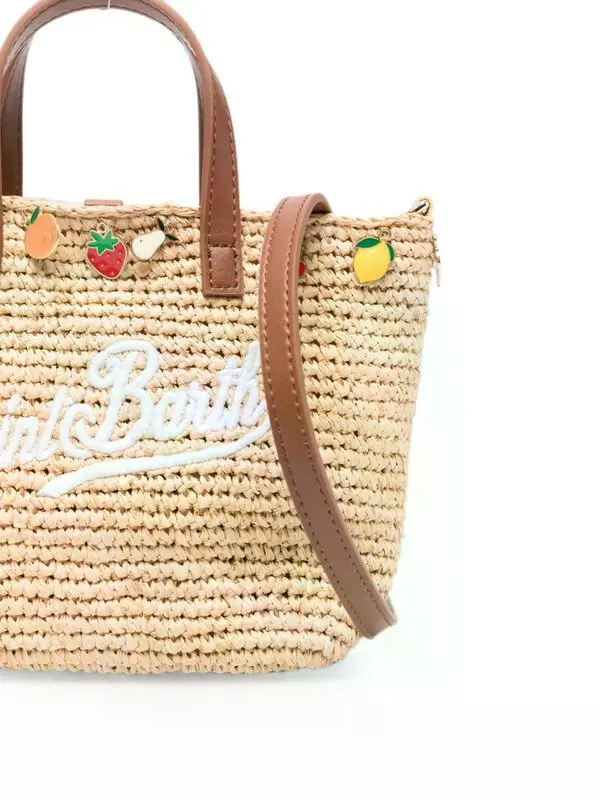 MC2 SAINT BARTH Mini City Fruit-charm Tote Bag