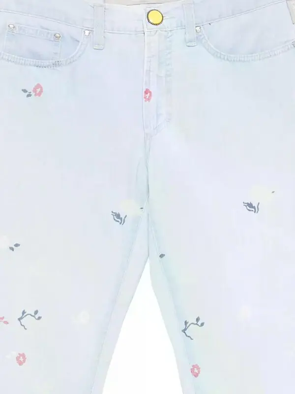 Versace 2000s Floral-print Trousers