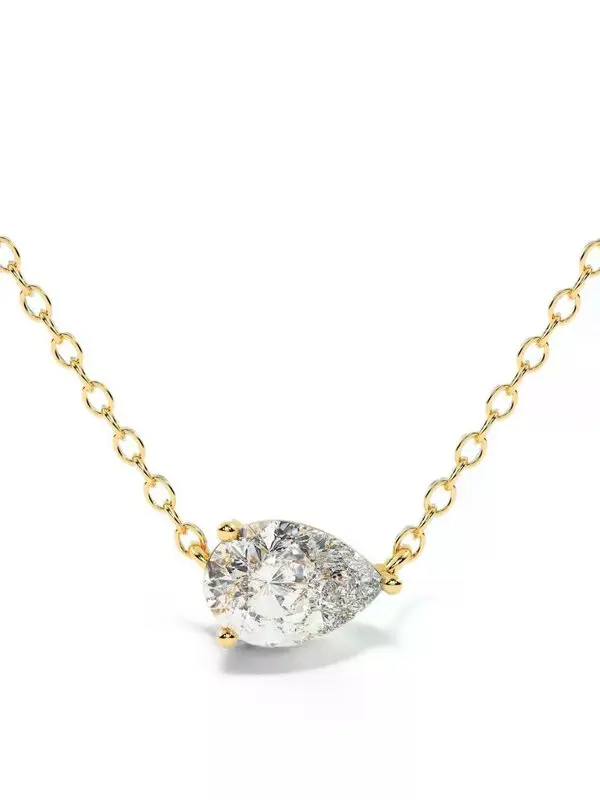 DIAMOND ESSENTIALS Lab-grown Diamond Pear-cut Necklace