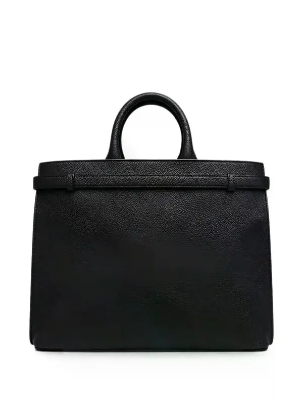 LANCEL Faubourg Logo-charm Grained-leather Tote Bag